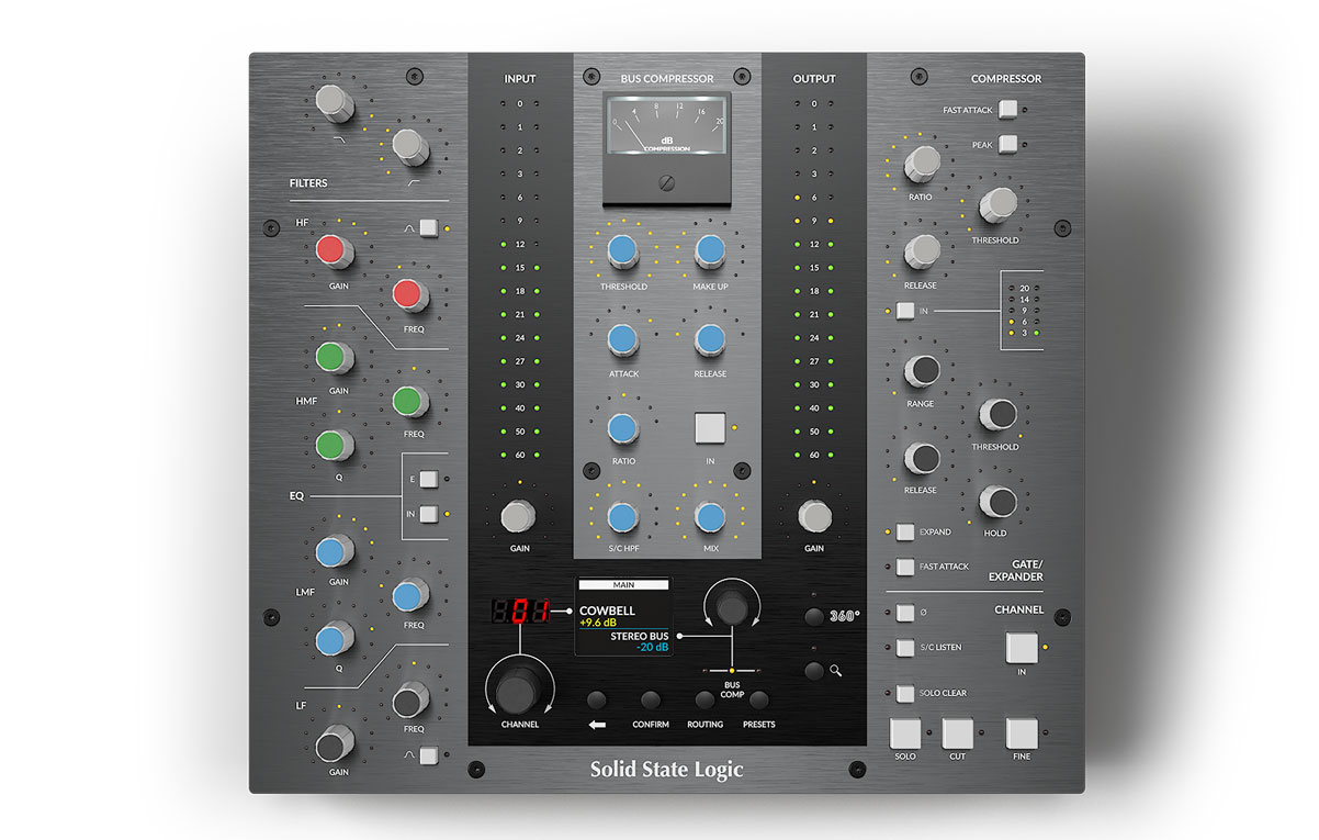 Solid State Logic为DAW制作增添新工具UC1通道条和通道压缩控制器 | 叉烧网