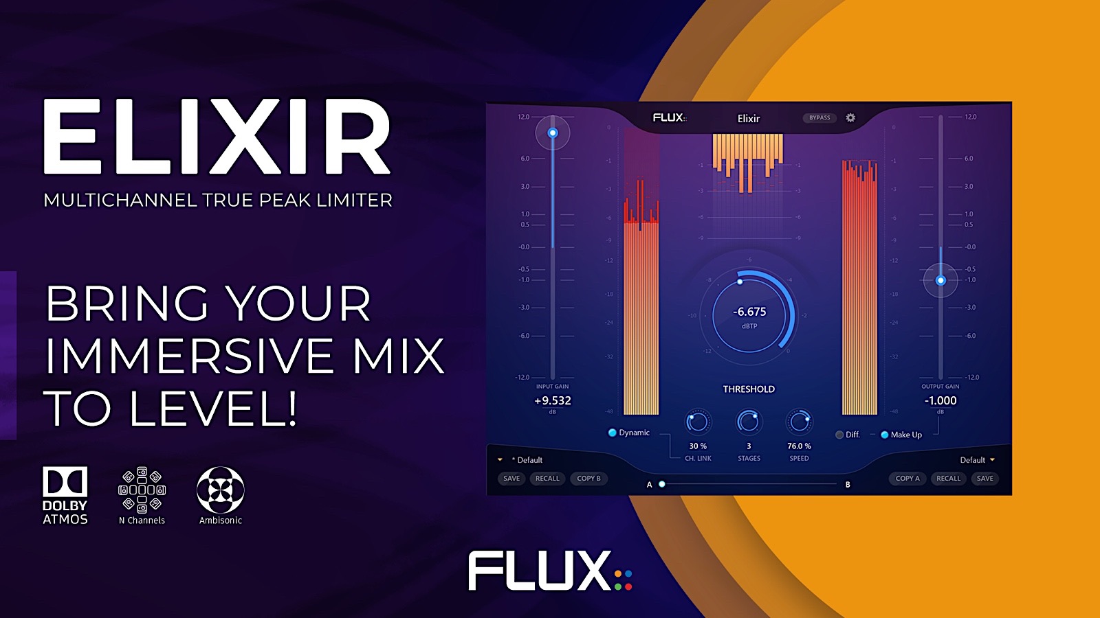 Flux 发布 Elixir Essential 限制器，提供对全景声的支持 | 叉烧网